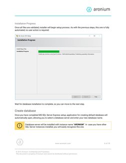 Aronium Networking Version: Setup Guide | PDF | Microsoft Sql Server | Databases