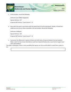Student Worksheet BiomeViewer | PDF | Tropics | Forests