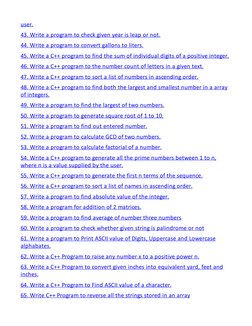 C++ Programming Examples and Solutions | PDF | String (Computer Science ...
