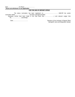 SCSS Account Application Form | PDF | Deposit Account | Cash
