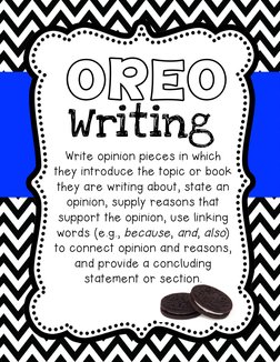 OREO Opinion Writing Guide for 2nd Grade | PDF | Opinion