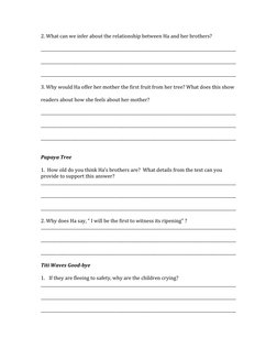 Inside Out & Back Again Study Guide | PDF