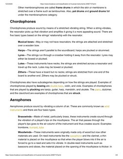 Hornbostel-Sachs Instrument Classification | PDF | String Instruments ...
