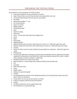 Executive Function Performance Test (EFPT) | PDF | Executive Functions ...