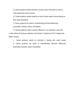 Career Guidance for Grade 11 Students | PDF | Teachers | Human Nature