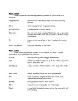 Understanding Glass Bottle Defects | PDF | Fracture | Nature
