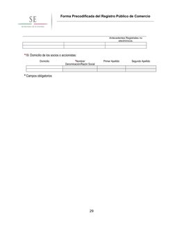 Formato M4 Registro Público Comercio | PDF | Business
