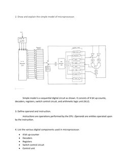 Microprocessor Block Diagram Explained | PDF | Central Processing Unit ...