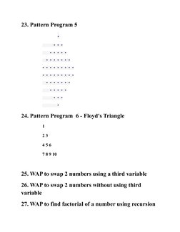 Logic Building Exercises in Programming | PDF | Numbers | Computer ...