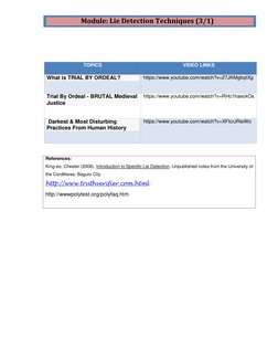 Ancient Ordeals for Lie Detection | PDF | Prosecution | Trials