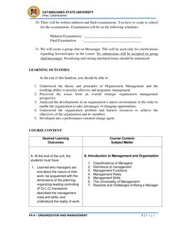 Organization and Management Overview | PDF | Organizational Behavior ...