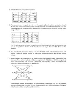 Optimal Solutions for Transportation Problems | PDF | Prices ...