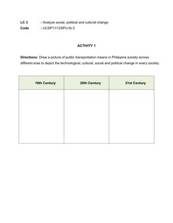 UCSP Activity Sheets for Students | PDF | Sociology | Anthropology