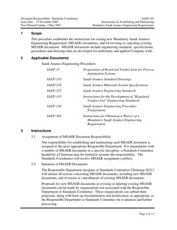 Saudi Aramco MSAER Guidelines | PDF | Specification (Technical Standard ...