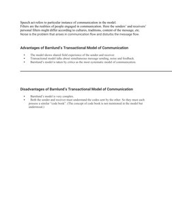Barnlund's 1970 Transactional Model Explained | PDF | Communication ...