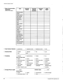 FUNCTIONAL COMMUNICATION PROFILE REVISED - Larry I. Kleiman | PDF