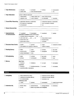 FUNCTIONAL COMMUNICATION PROFILE REVISED - Larry I. Kleiman | PDF