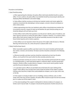 Chapter1 Police Operations | PDF | Police | Reasonable Suspicion