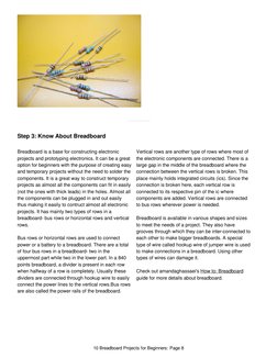 Ten Breadboard Projects For Beginners | PDF | Electrical Network ...