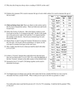 Radioactive Dating Game Lab Guide | PDF | Radioactive Decay ...