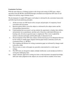 BCSEA Model Question Paper Overview | PDF | Educational Assessment ...
