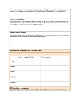 5E Lesson Plan Template Overview | PDF | Lesson Plan | Learning