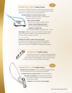 Endobutton Family Brochure | PDF | Surgical Suture | Medical Specialties