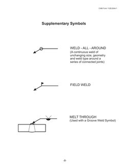 CWB Study Guide - Welding Symbols | PDF | Industrial Processes | Joining