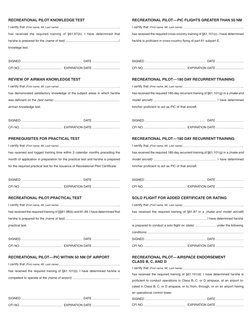 FAA Endorsement Labels Guide | PDF | Aeronautics | Flight Instructor