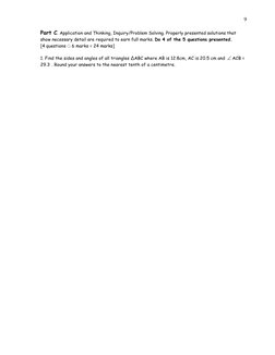 MCR3U Grade 11 Math Final Exam | PDF | Test (Assessment ...