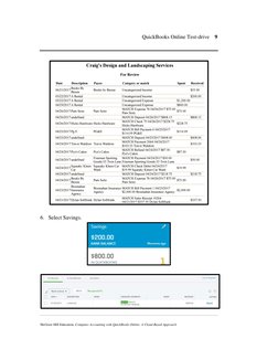 QuickBooks Online Test Drive: Craig's Landscaping | PDF | Quick Books | Ios