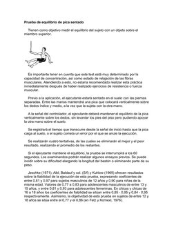 Batería de Test Eurofit para Niños | PDF