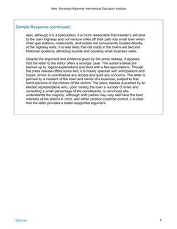 See A Perfect Scoring GED Test Extended Response | PDF | Argument ...