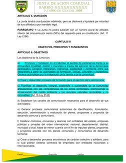 Estatutos Junta de Acción Comunal 2021 | PDF | Quórum | Comisión Europea