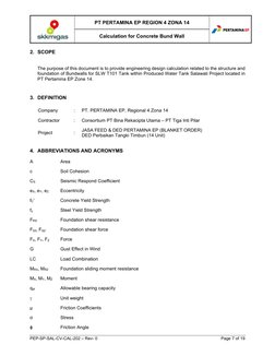 Concrete Bund Wall Calculation Guide | PDF | Foundation (Engineering ...