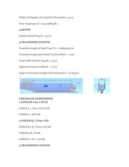 Sand Trap Design for Water Treatment | PDF | Hydroelectricity | Dam