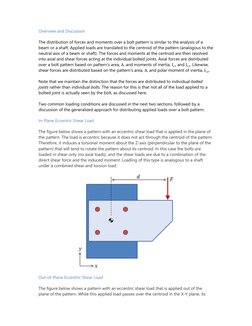 Bolt Pattern Force Distribution Analysis | PDF | Bending | Beam (Structure)
