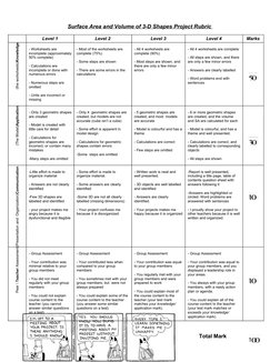 Grade 9 Surface Area & Volume Project | PDF | Volume | Area