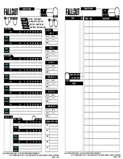 Fallout TTRPG Character Sheet | PDF