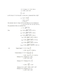 Understanding Chainage in Road Curves | PDF | Angle | Tangent