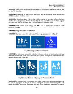 Disabled Toilet Dimensions per NBC Standards | PDF | Stairs | Door