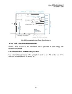 Disabled Toilet Dimensions per NBC Standards | PDF | Stairs | Door