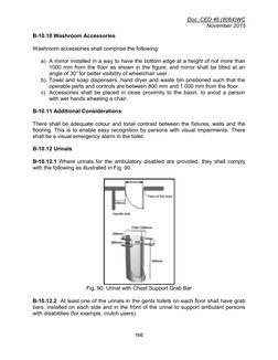 Disabled Toilet Dimensions per NBC Standards | PDF | Stairs | Door