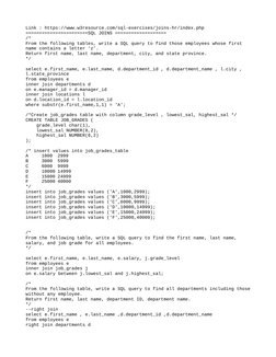 SQL Queries for Employee Management | PDF | Table (Database ...