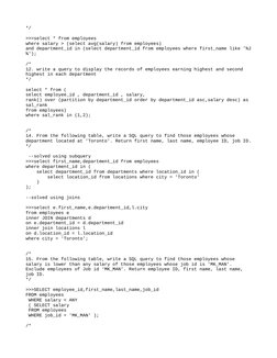 SQL Queries for Employee Management | PDF | Table (Database ...