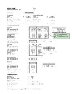Mullion Profile Stiffener Analysis | PDF | Bending | Stress (Mechanics)