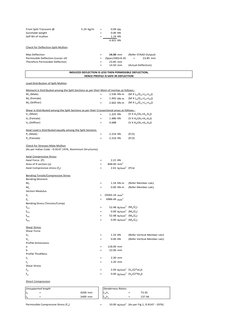 Mullion Profile Stiffener Analysis | PDF | Bending | Stress (Mechanics)