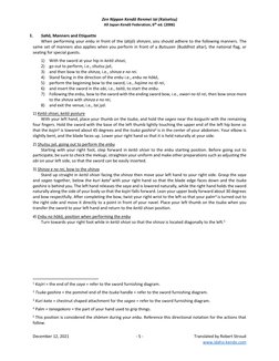 Zen Nippon Kendo Iai Instruction Manual Pdf Sword