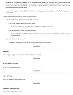 BIR Permit Application for POS Machines | PDF | Point Of Sale | Receipt