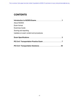 PE Civil Transportation Practice Exam - Sample | PDF | Test (Assessment ...